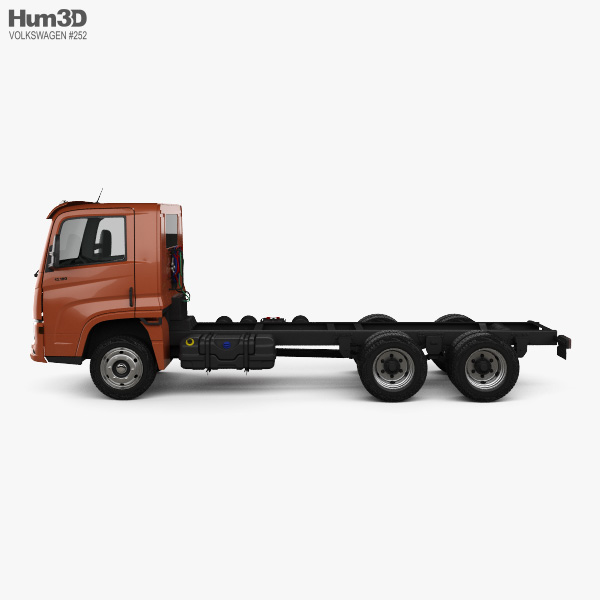 Volkswagen Delivery (13-180) Chassis Truck 3-axle 2021 3D model ...