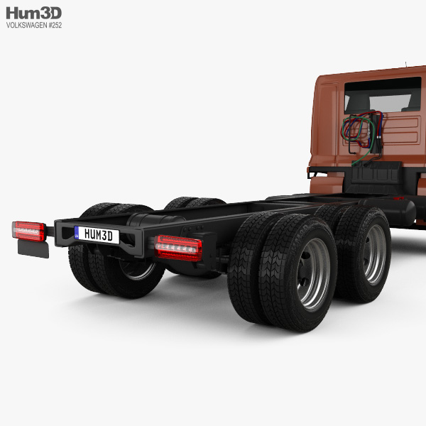 Volkswagen Delivery (13-180) Chasis de Camión 3 ejes 2021 Modelo 3D ...