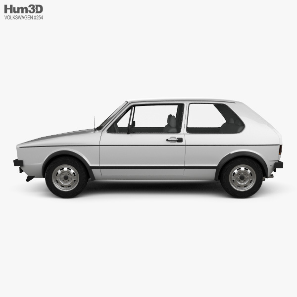 Volkswagen Golf GTI 1975 Modelo 3D - Baixar Hatchback no 3DModels.org