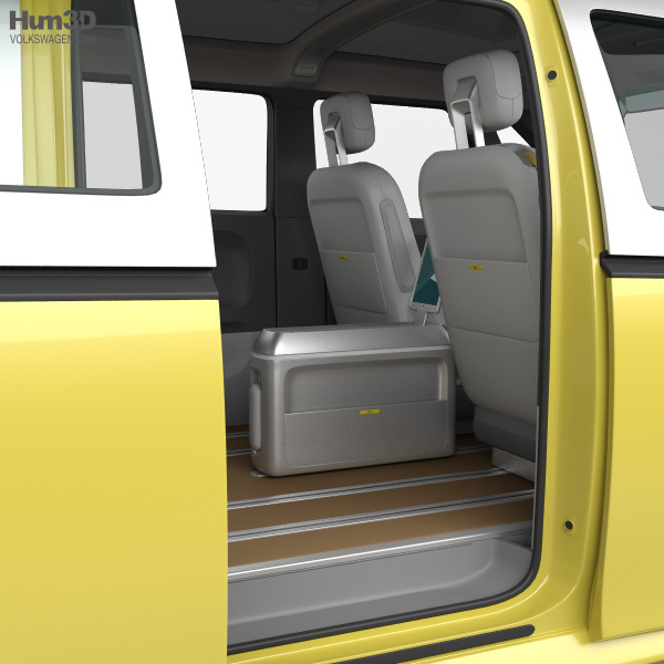 Volkswagen ID Buzz concept com interior 2017 Modelo 3D - Baixar Van no ...