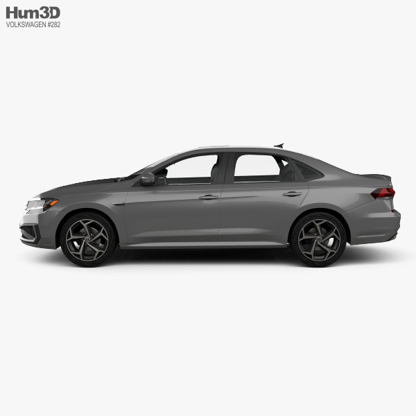 Volkswagen Passat R-Line 2021 3D model - Download Sedan on 3DModels.org