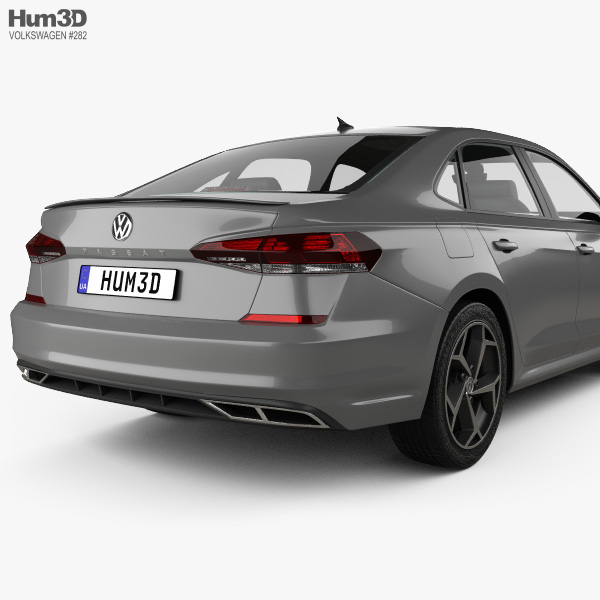 Volkswagen Passat R-Line 2021 3D model - Download Sedan on 3DModels.org
