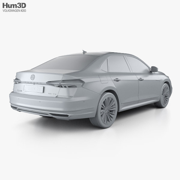 Volkswagen Passat CN-spec 2021 3D模型 - 下载 Sedan on 3DModels.org
