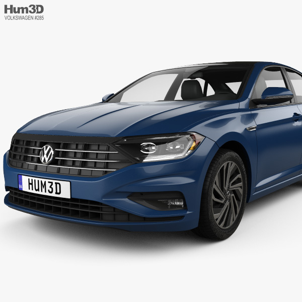 Volkswagen Jetta SEL Premium US-spec 2022 3D model - Download Sedan on ...