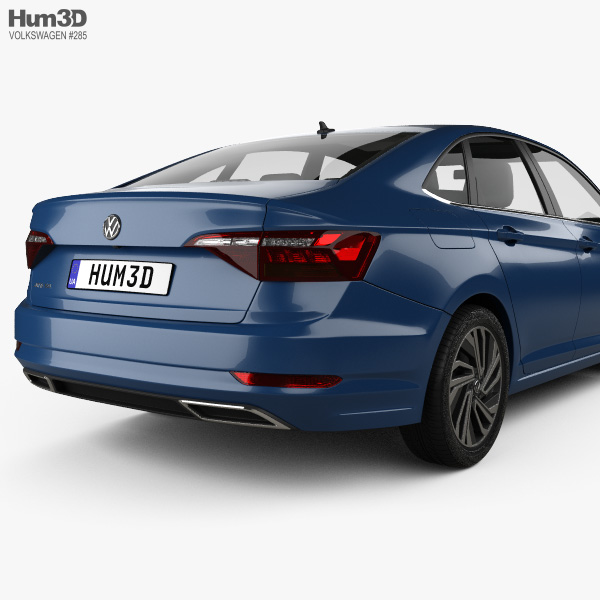 Volkswagen Jetta SEL Premium US-spec 2022 3D model - Download Sedan on ...
