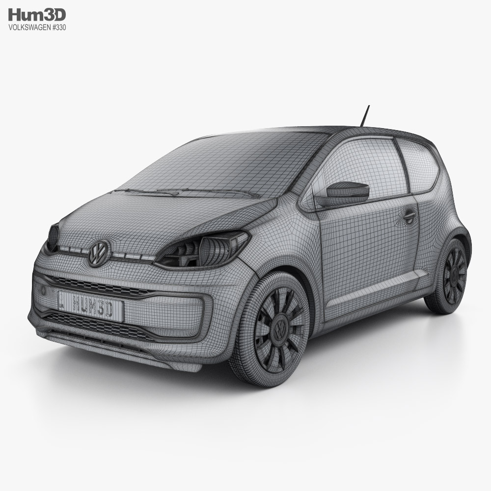 Volkswagen Up 3-door 2020 3D model - Download Hatchback on 3DModels.org