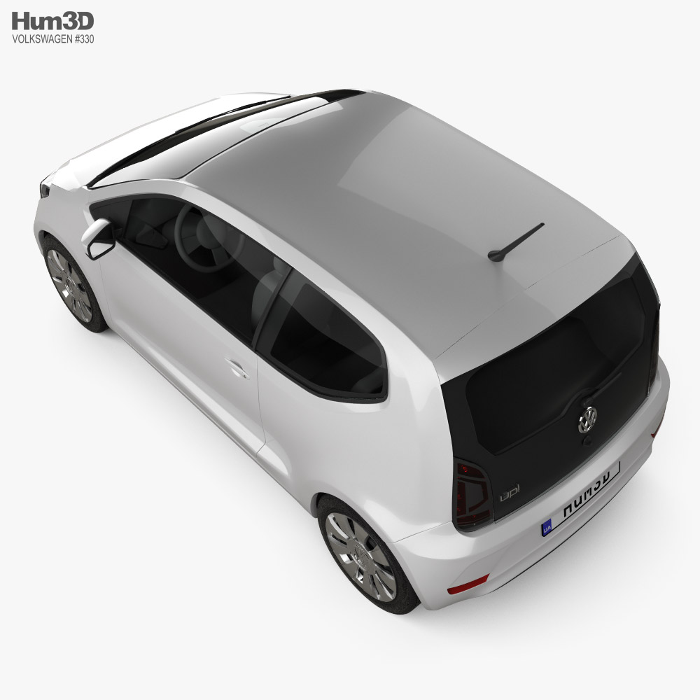 Volkswagen Up 3-door 2020 3D model - Download Hatchback on 3DModels.org