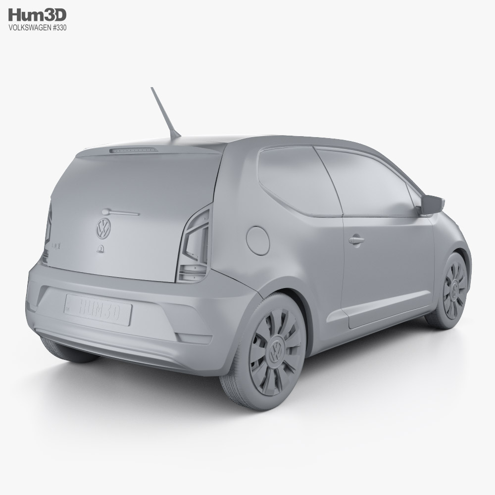 Volkswagen Up 3-door 2020 3D model - Download Hatchback on 3DModels.org