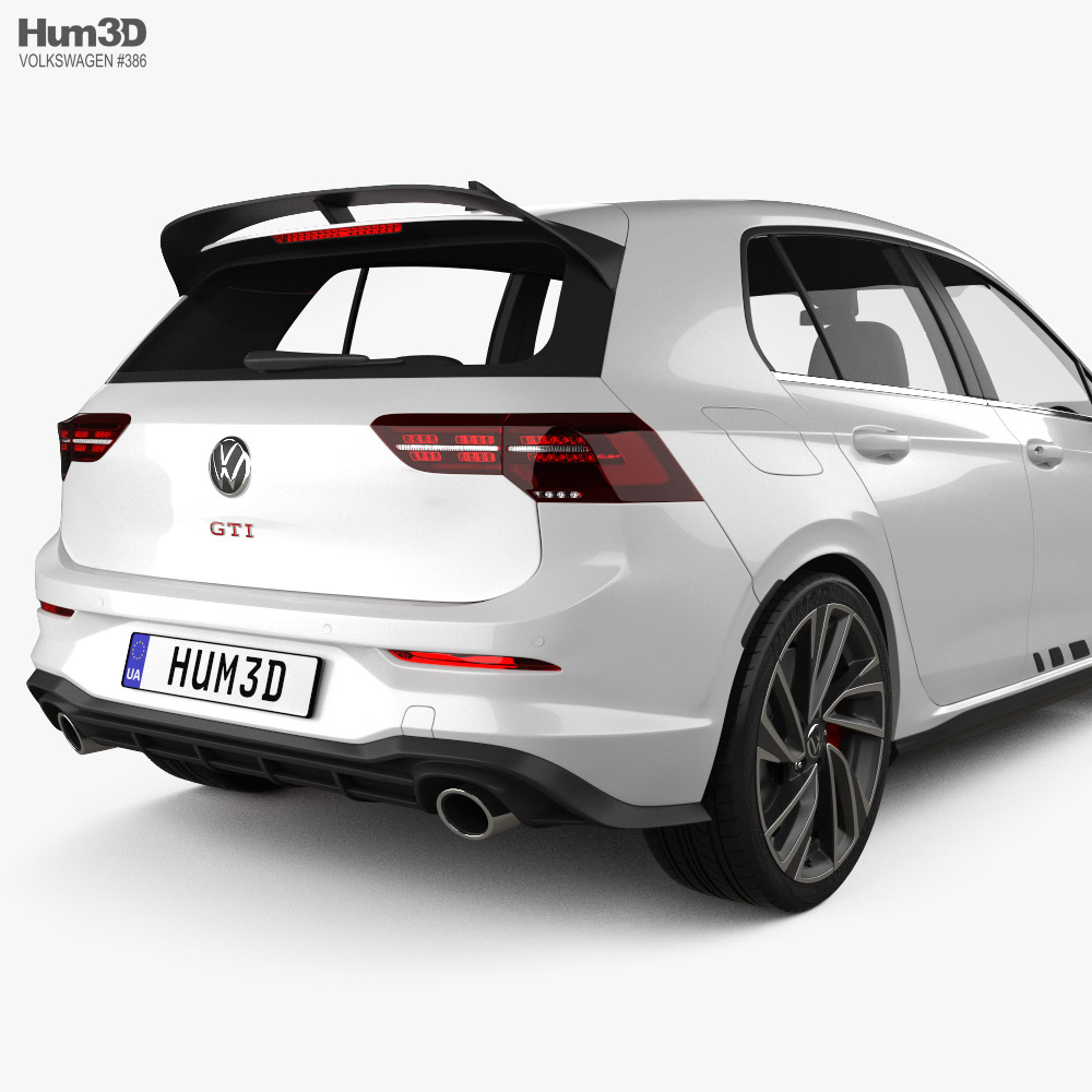 Volkswagen Golf GTI Clubsport 5-door hatchback 2025 3D model - Download ...