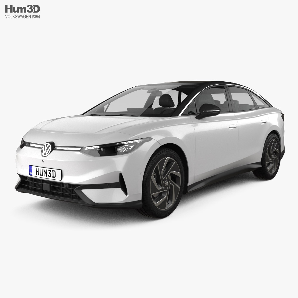 Volkswagen ID.7 2025 Modelo 3D - Baixar Crossover SUV no 3DModels.org