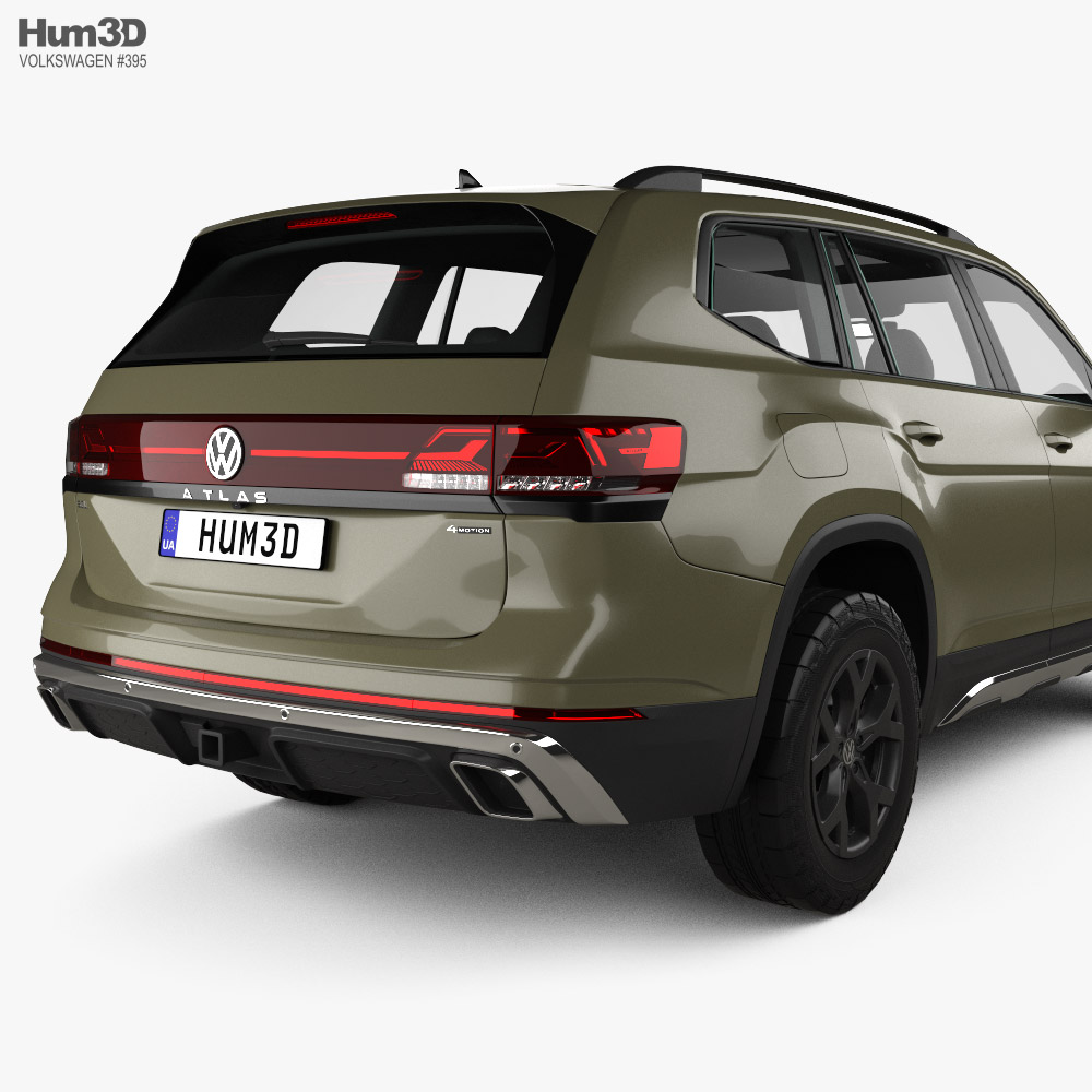 Volkswagen Atlas SEL Peak Edition 2025 3D model - Download Crossover ...