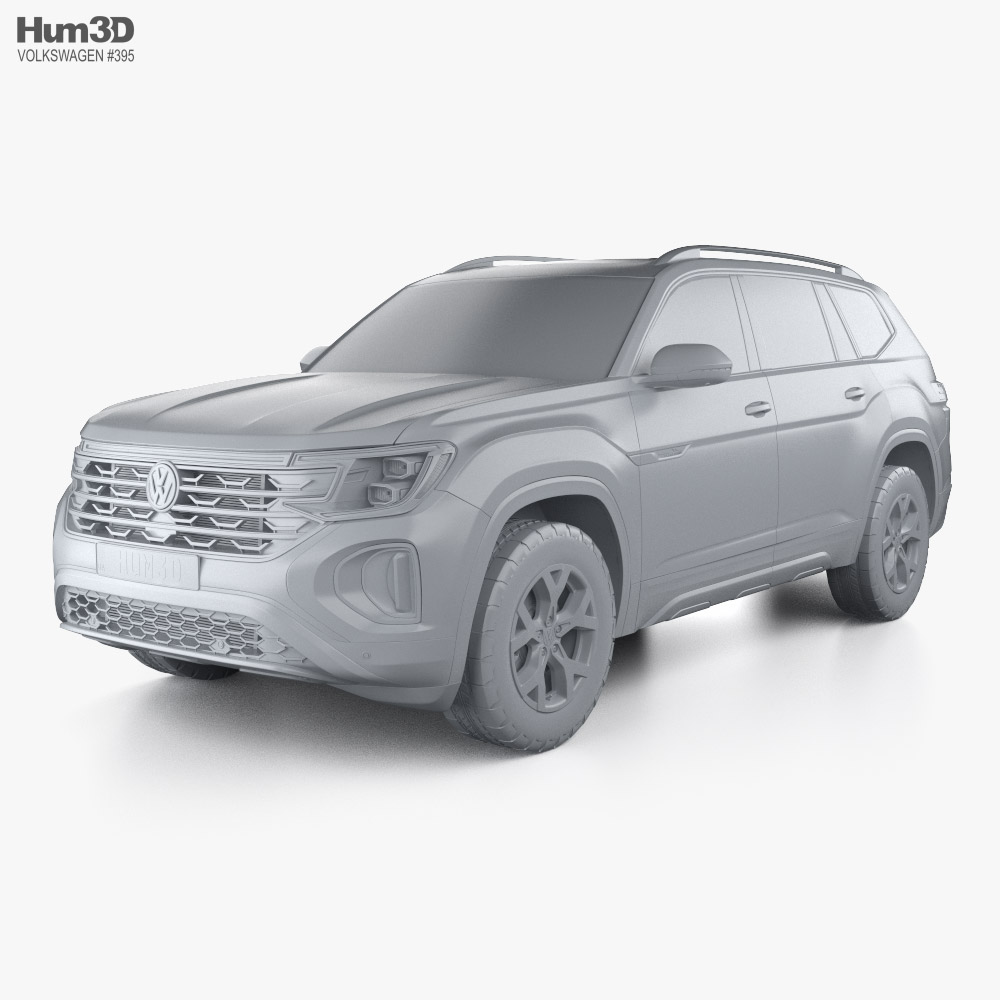Volkswagen Atlas SEL Peak Edition 2025 3D model - Download Crossover ...