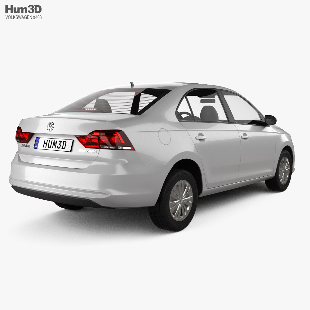Volkswagen Santana sedan 2024 3D model - Download Sedan on 3DModels.org