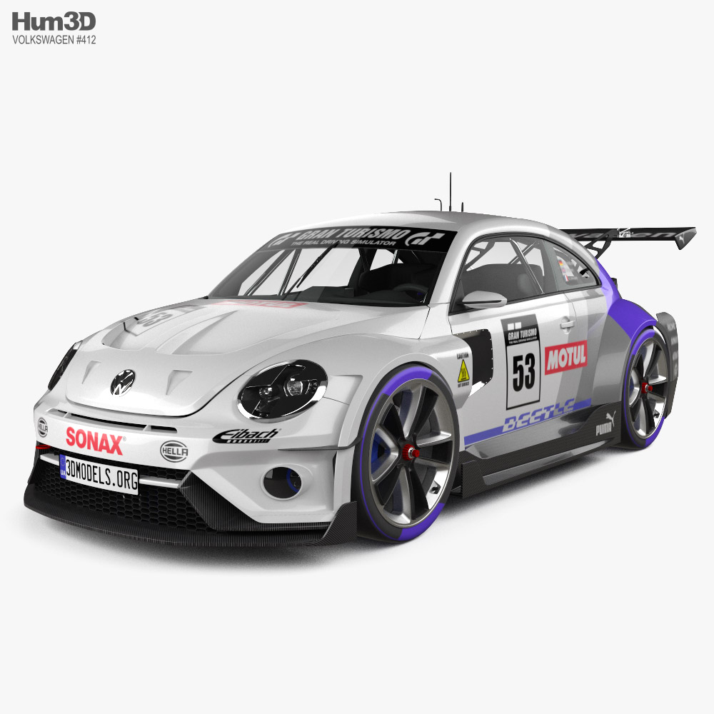 Volkswagen Beetle Gran Turismo 2025 3D model - Download Sedan on ...