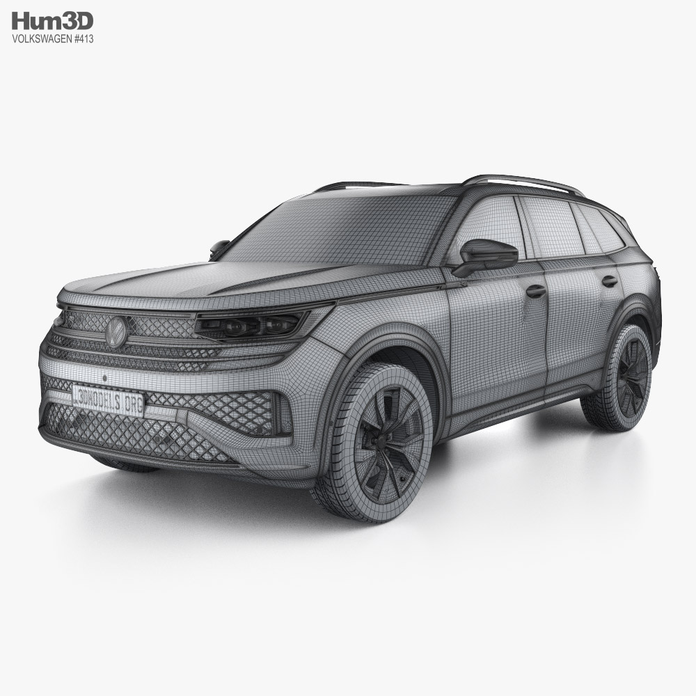 Volkswagen Tavendor R-Line 2025 3D model - Download Crossover SUV on ...