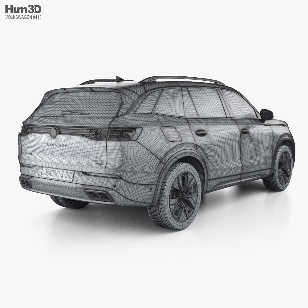 Volkswagen Tavendor R-Line 2025 3D model - Download Crossover SUV on ...