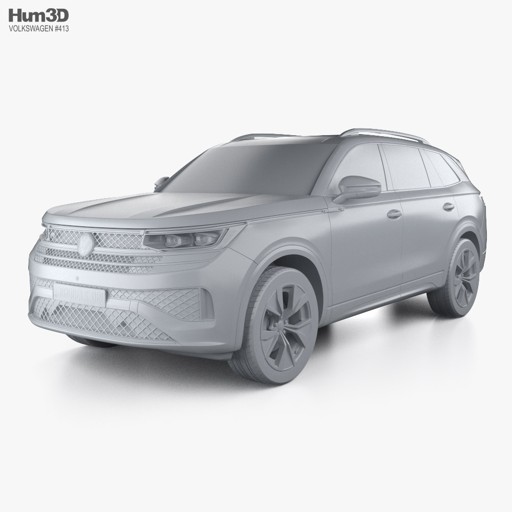 Volkswagen Tavendor R-Line 2025 3D model - Download Crossover SUV on ...