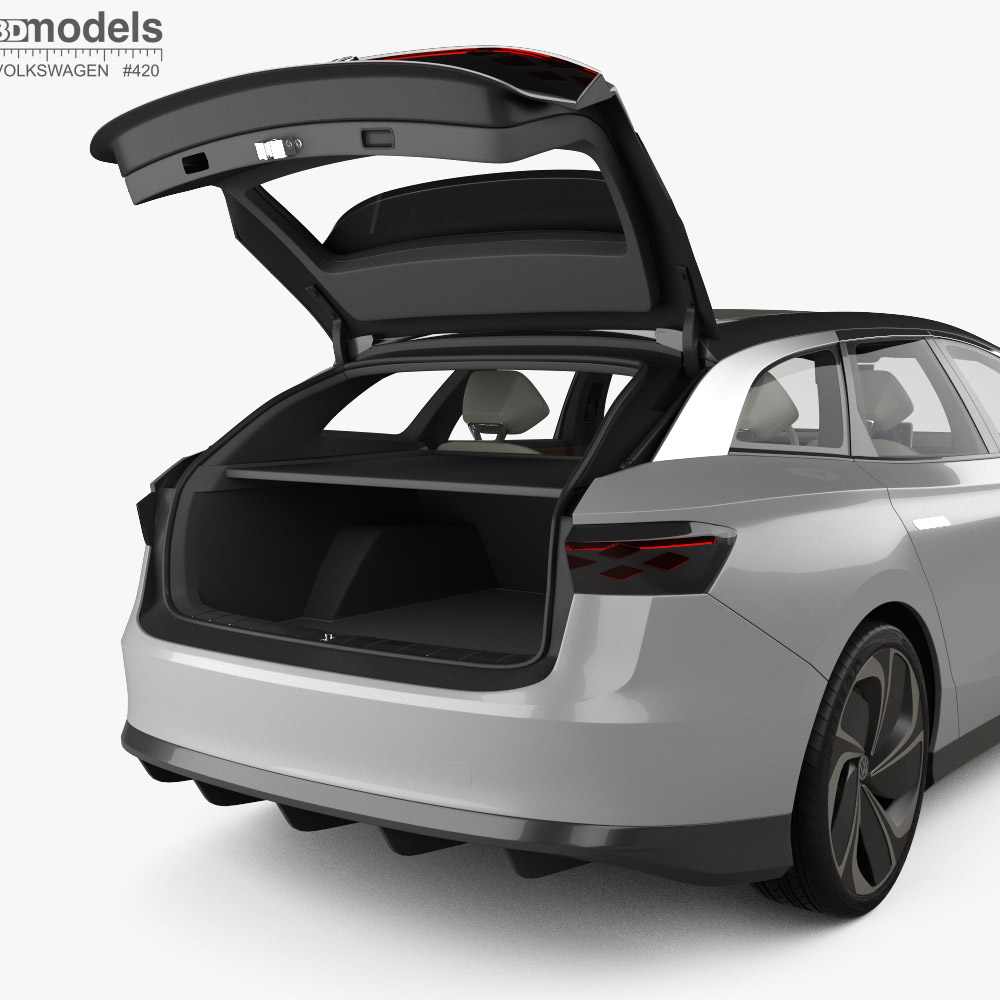 Volkswagen ID Space Vizzion 带内饰 2022 3D模型 - 下载 Sports car on 3DModels.org