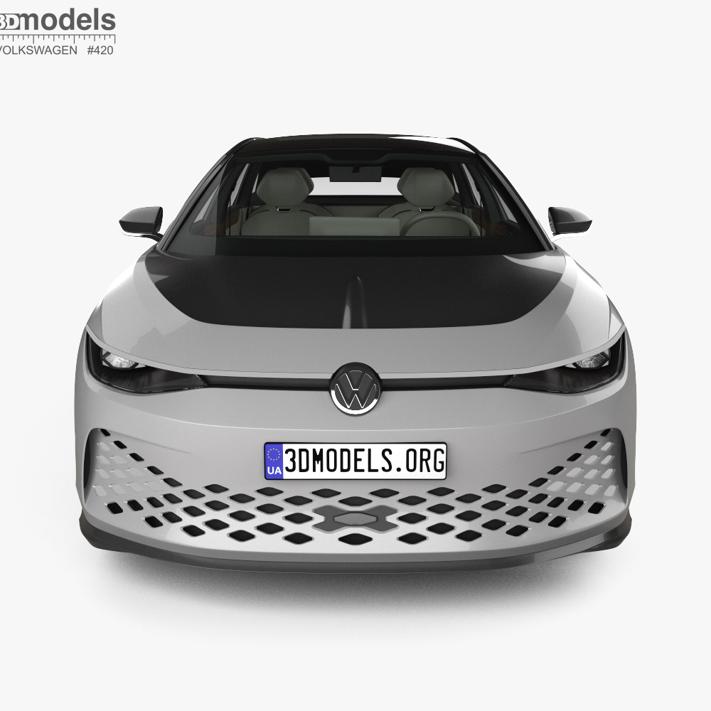 Volkswagen ID Space Vizzion 带内饰 2022 3D模型 - 下载 Sports car on 3DModels.org