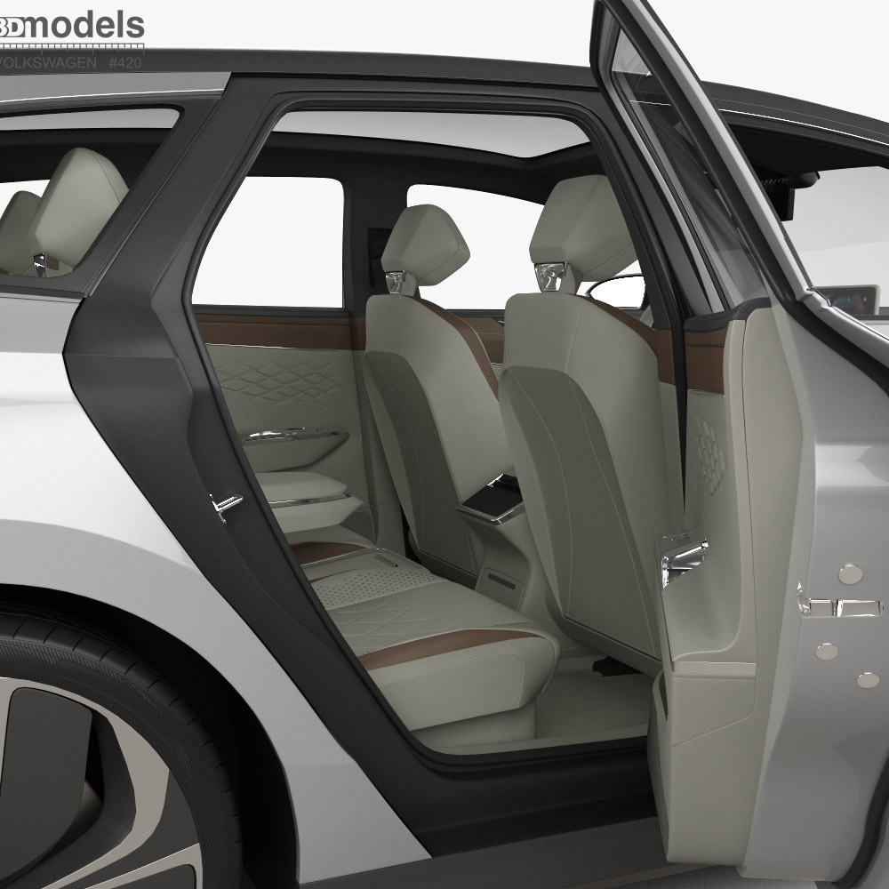 Volkswagen ID Space Vizzion 带内饰 2022 3D模型 - 下载 Sports car on 3DModels.org