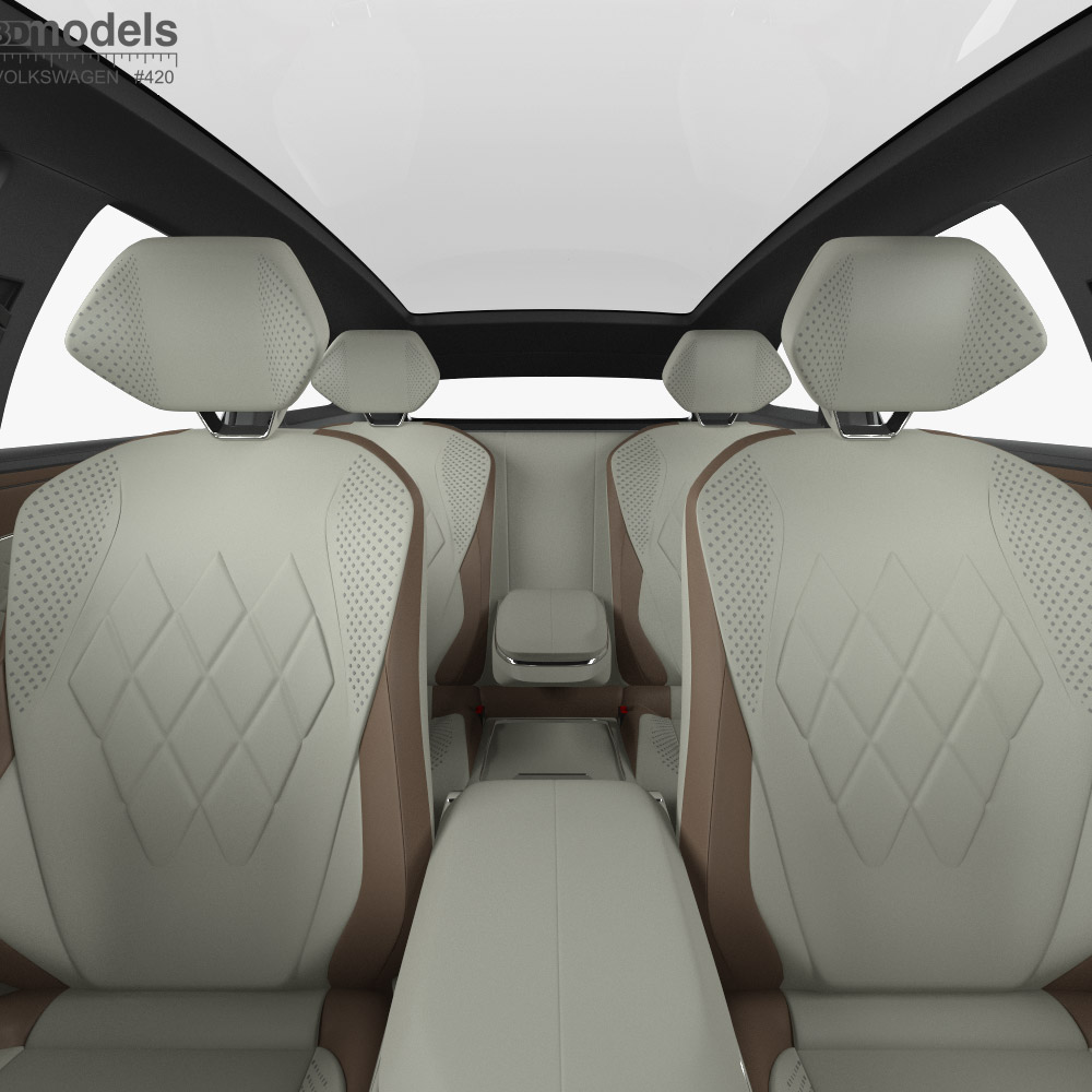 Volkswagen ID Space Vizzion 带内饰 2022 3D模型 - 下载 Sports car on 3DModels.org