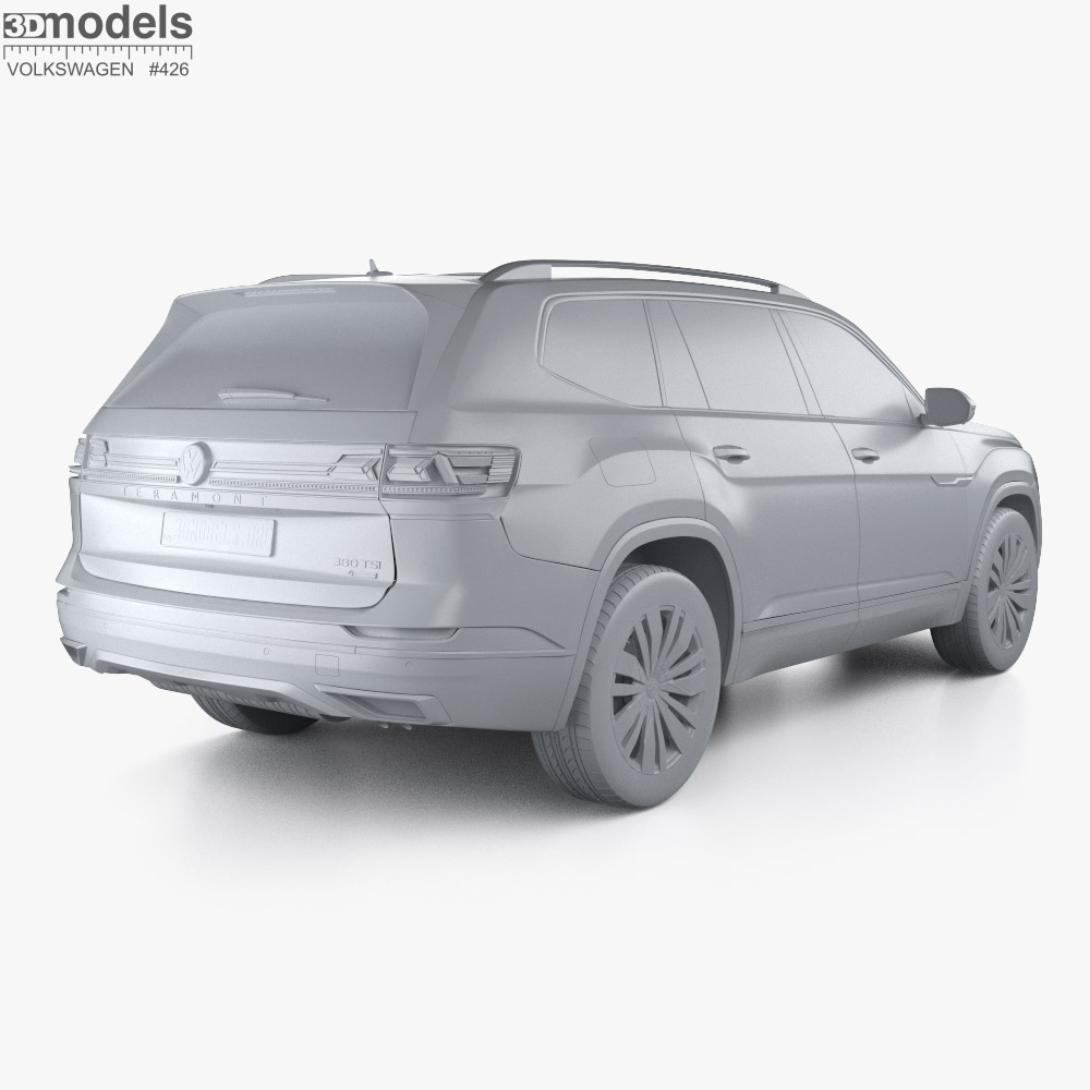 Volkswagen Teramont President 2025 3D model - Download Crossover SUV on ...