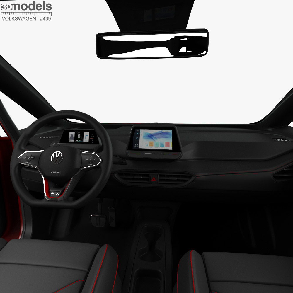 Volkswagen ID 3 GTX 2025 HD Interior 360-view Panorama 3D model
