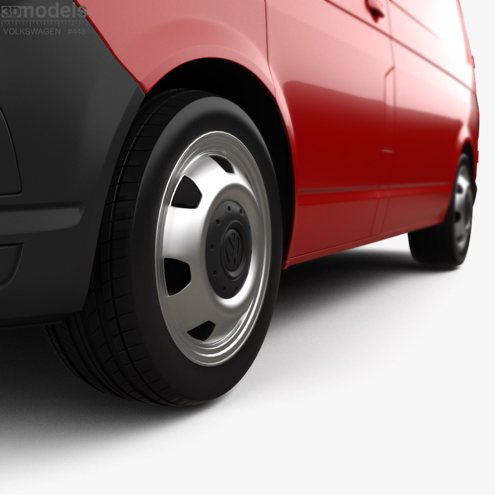 Volkswagen Transporter Panel Van with HQ interior 2016 3D model ...