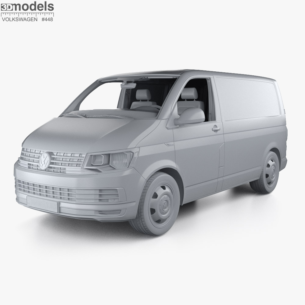 Volkswagen Transporter Panel Van with HQ interior 2016 3D model ...