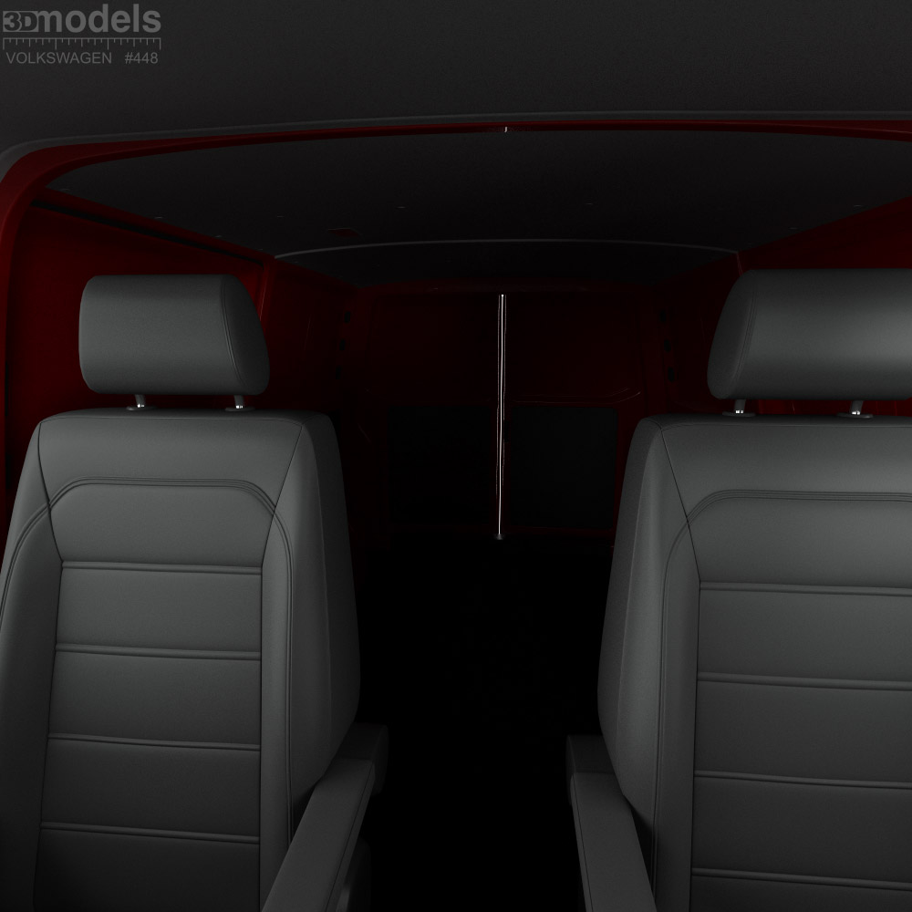 Volkswagen Transporter Panel Van with HQ interior 2016 3D model ...