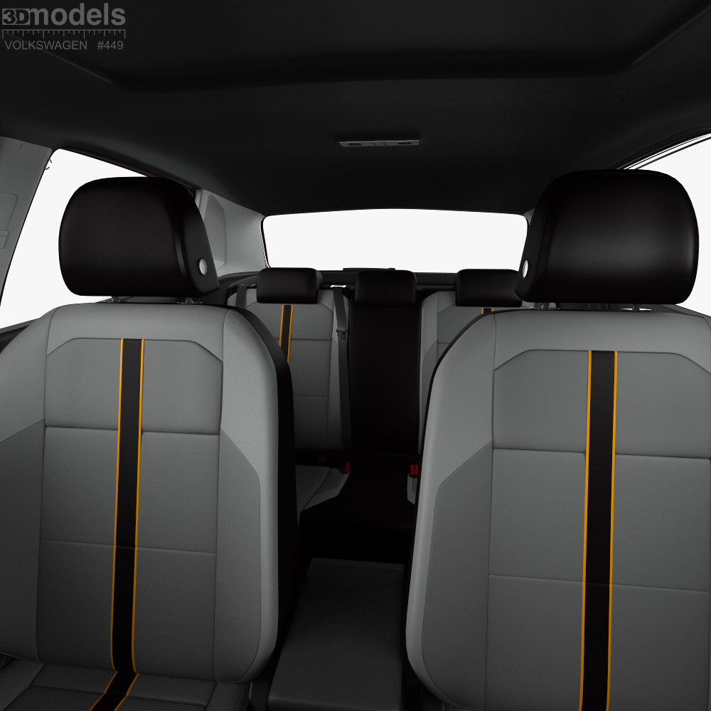 Volkswagen Polo R-Line 5-door with HQ interior 2017 3D model - Download ...