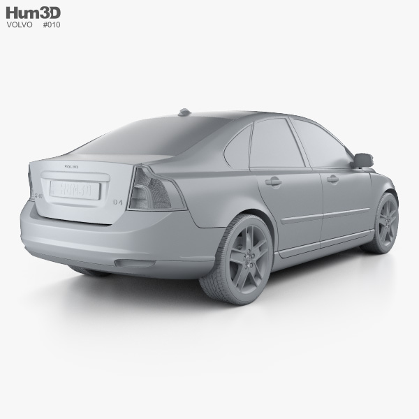 Volvo S40 2014 3D model - Download Sedan on 3DModels.org