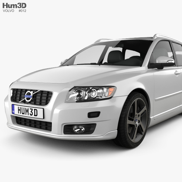 Volvo V50 Classic 2014 3D model - Download Wagon car on 3DModels.org