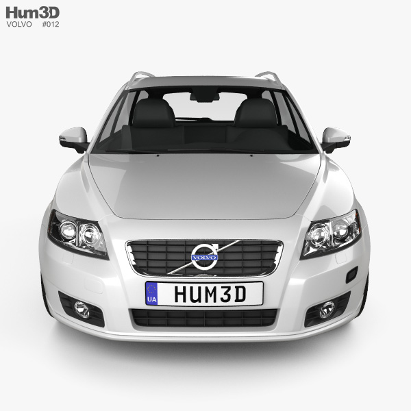 Volvo V50 Classic 2014 3D model - Download Wagon car on 3DModels.org