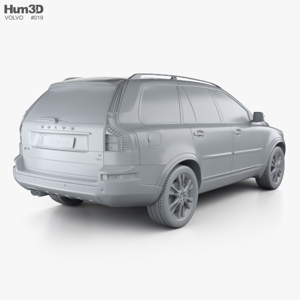 Volvo XC90 2014 3D model - Download Crossover SUV on 3DModels.org