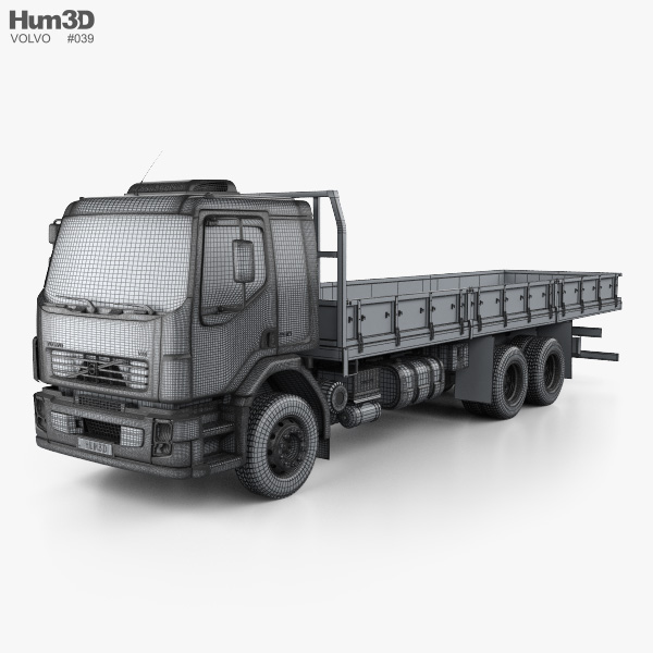Volvo VM Camión de Plataforma 2012 Modelo 3D - Descargar Camión on ...