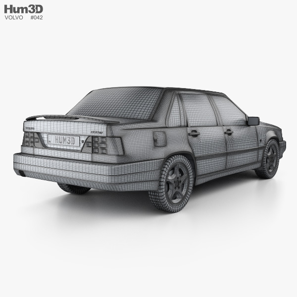 Volvo 850 sedan 1997 3D model - Download Sedan on 3DModels.org