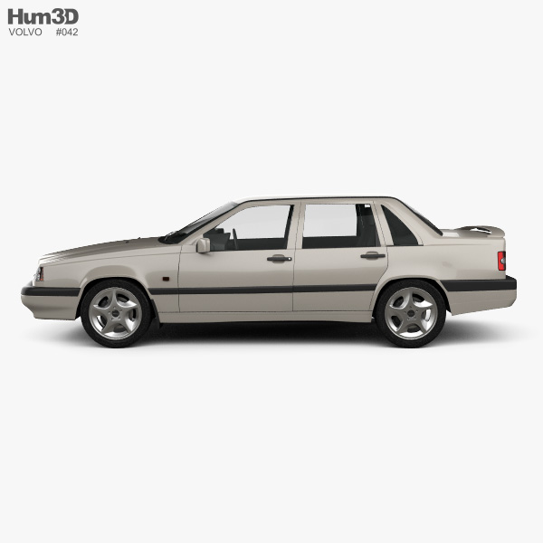 Volvo 850 sedan 1997 3D model - Download Sedan on 3DModels.org
