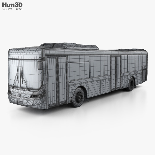 Volvo B7RLE Autobús 2015 Modelo 3D - Descargar Autobús on 3DModels.org