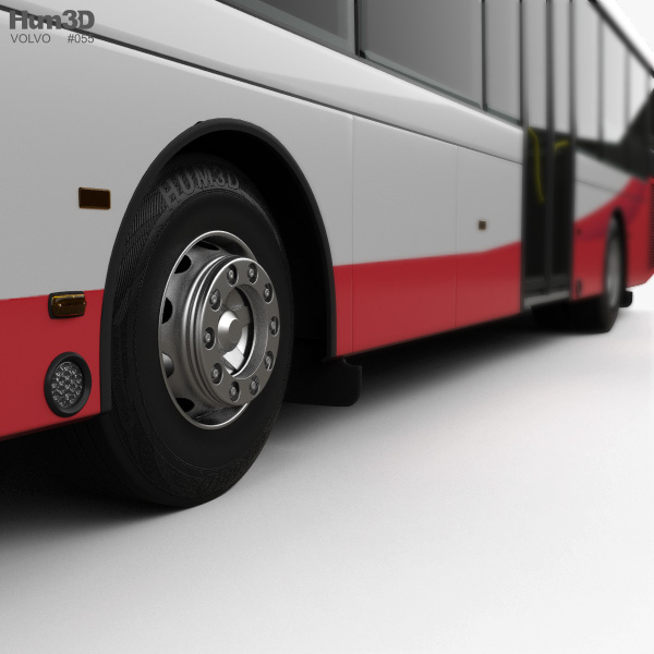 Volvo B7RLE bus 2015 3D model - Download Bus on 3DModels.org