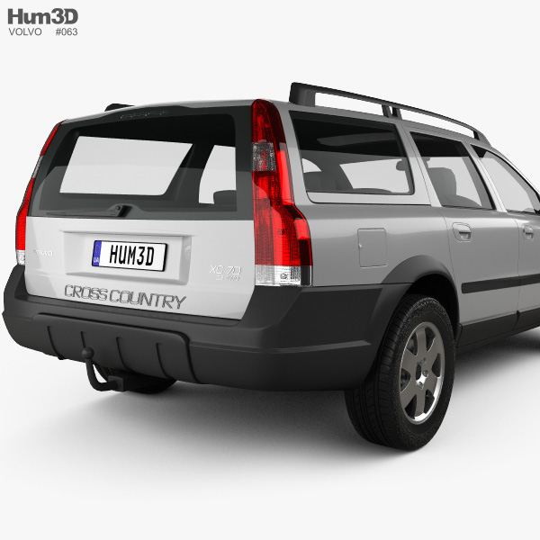 Volvo XC70 2004 3D model - Download Crossover SUV on 3DModels.org