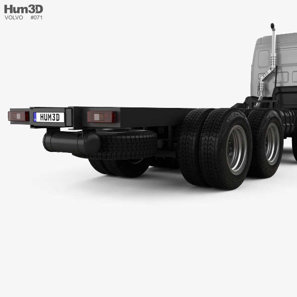 Volvo VM 270 섀시 트럭 4축 2017 3D 모델 - 다운로드 트럭 on 3DModels.org