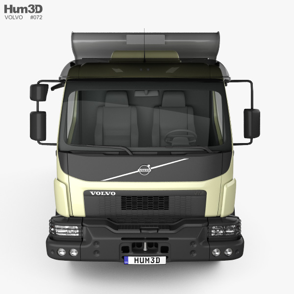 Volvo VM 330 Tipper Truck 3-axle 2017 3D model - Download Truck on ...