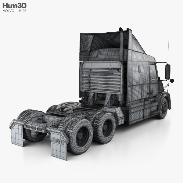 Volvo VNL (630) Tractor Truck 2014 3D model - Download Truck on ...