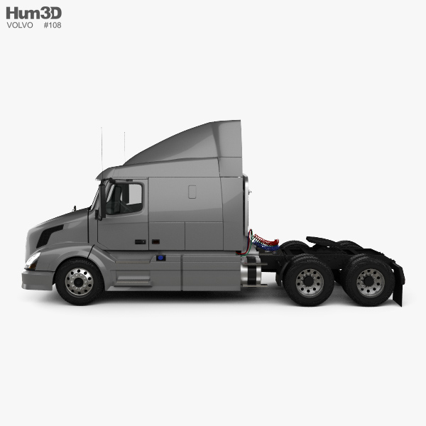 Volvo VNL (630) Tractor Truck 2014 3D model - Download Truck on ...