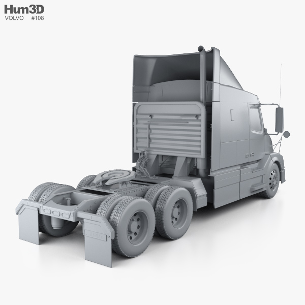 Volvo VNL (630) Tractor Truck 2014 3D model - Download Truck on ...