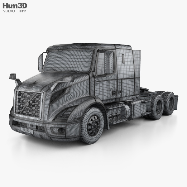 Volvo VNR (400) Tractor Truck 2020 3D model - Download Truck on ...