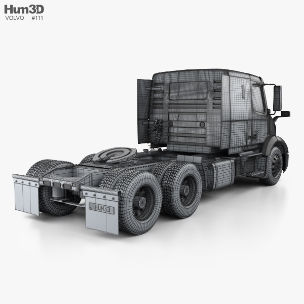 Volvo VNR (400) Tractor Truck 2020 3D model - Download Truck on ...