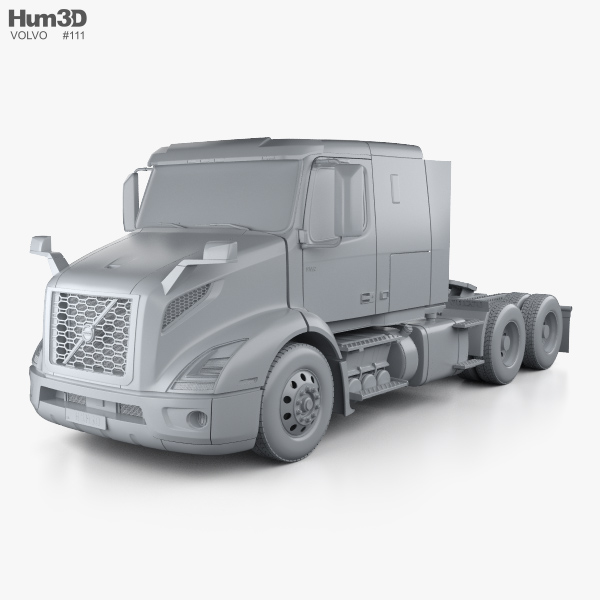Volvo VNR (400) Tractor Truck 2020 3D model - Download Truck on ...