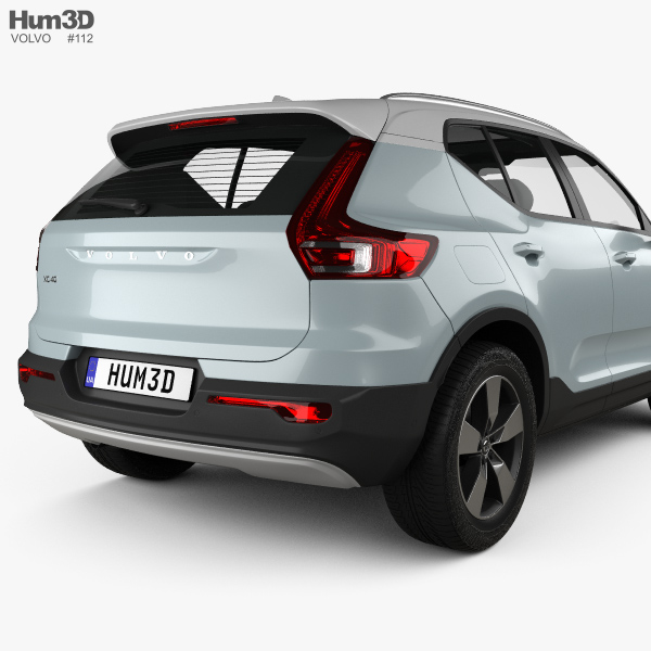 Volvo XC40 2020 Modelo 3D - Descargar Crossover SUV activado 3DModels.org